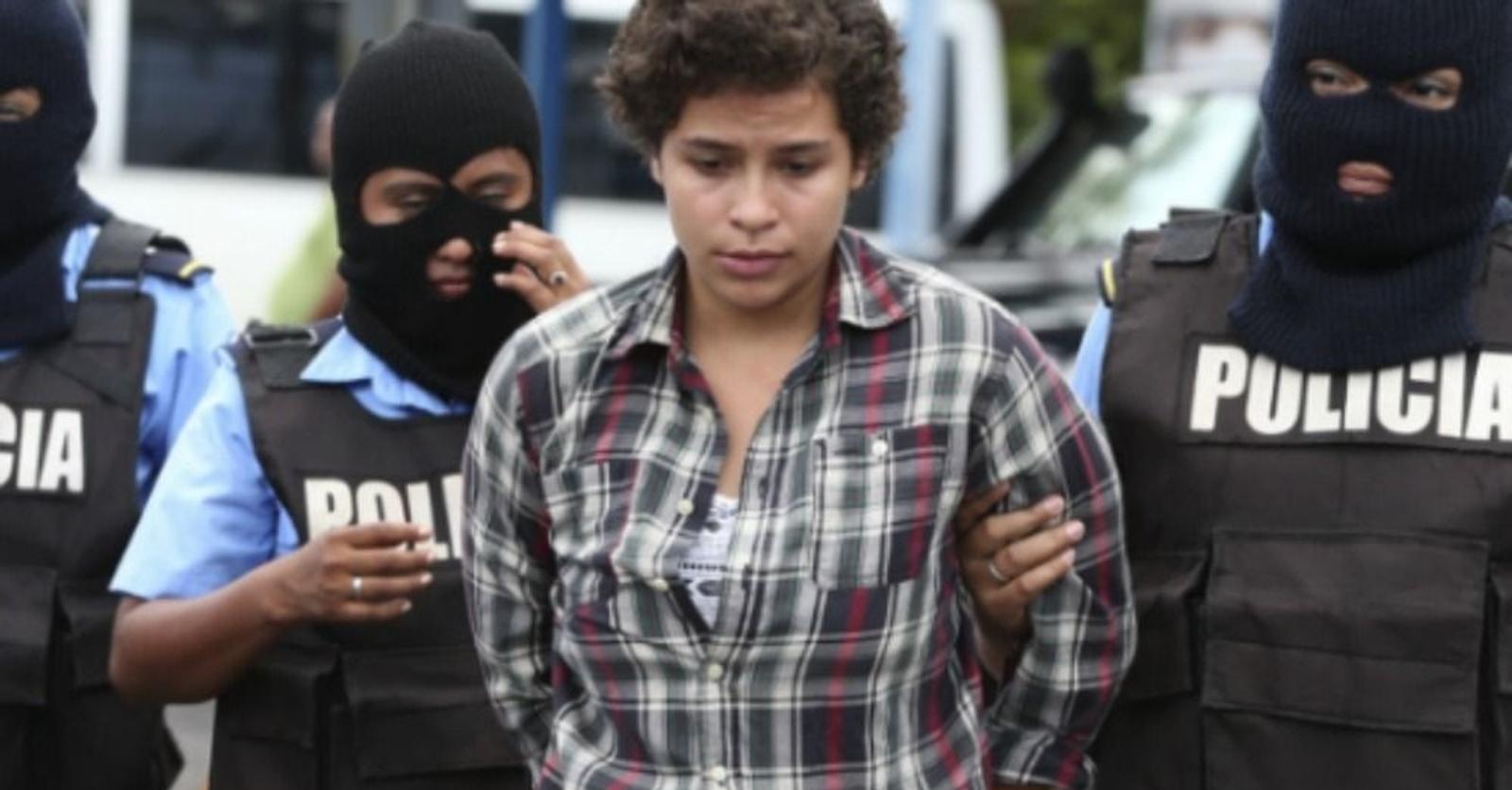 Belgisch-Nicaraguaanse activiste Amaya Coppens in januari voor de ...