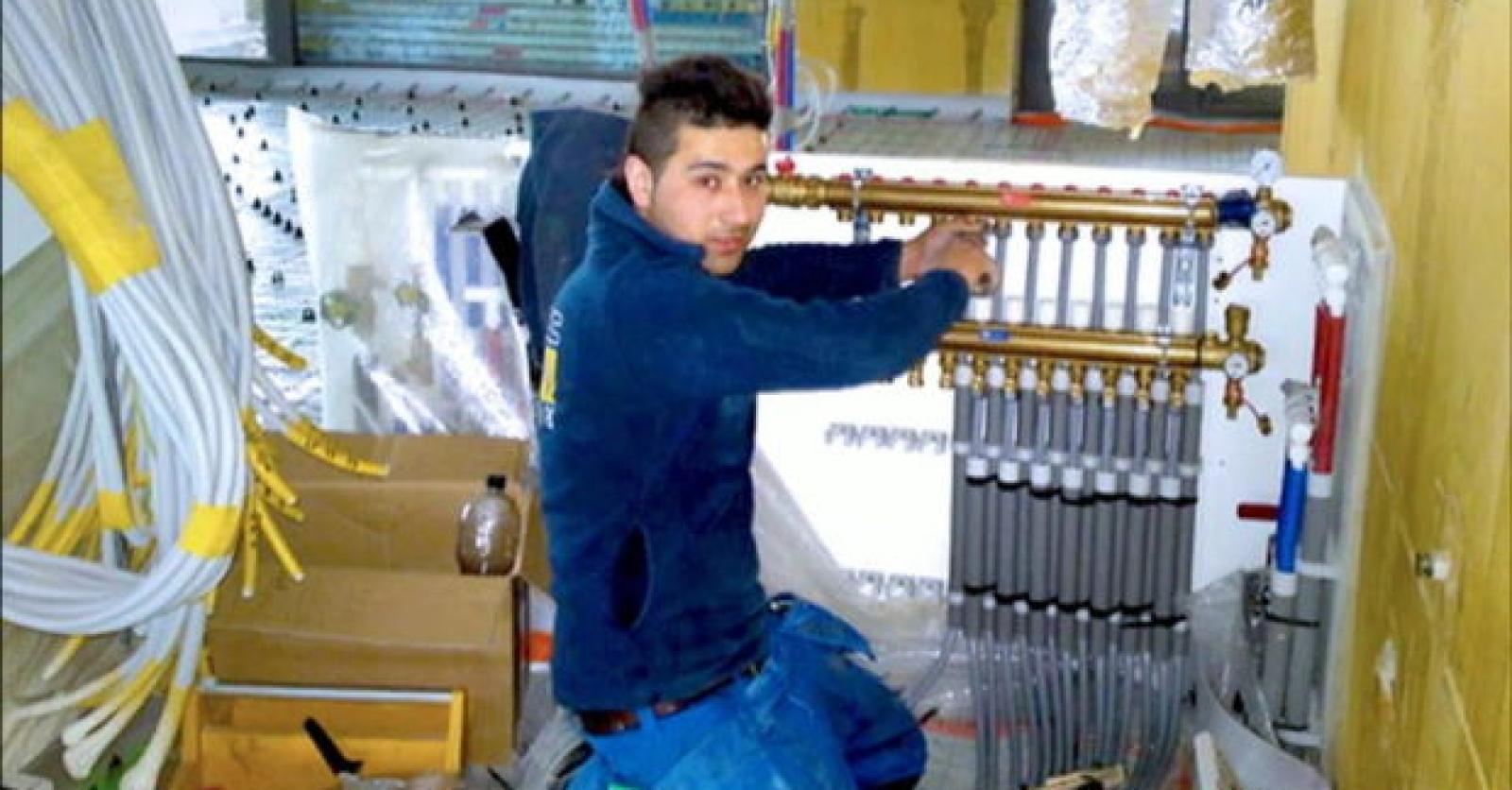 Navid Sharifi onderweg naar Afghanistan