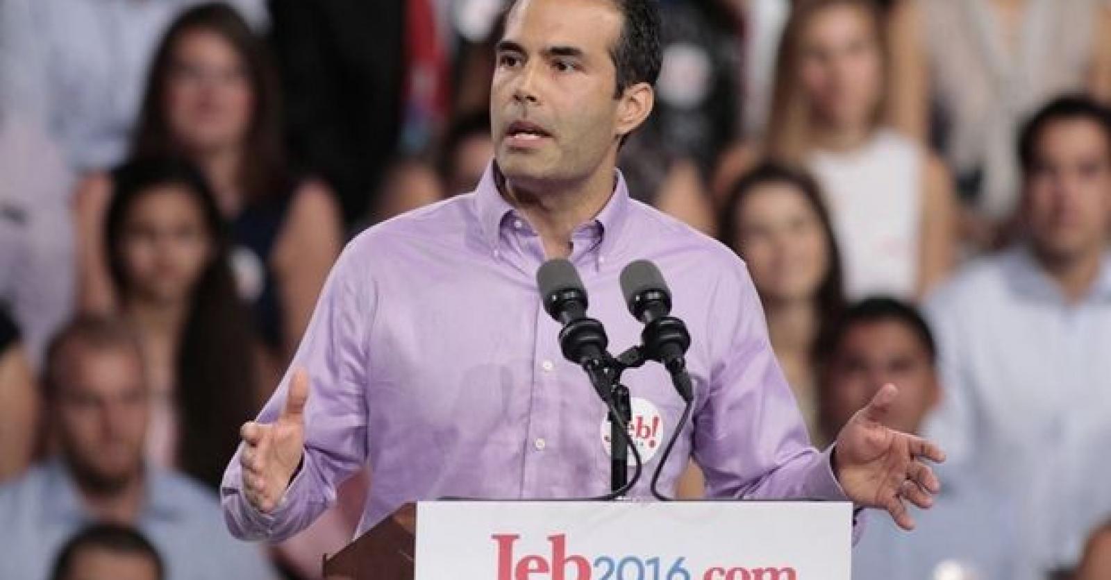 Zoon van Jeb Bush roept op om Donald Trump te ondersteunen