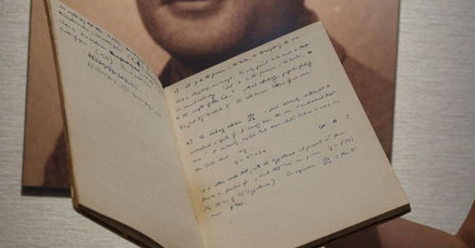 Notitieboekje Alan Turing geveild voor 1 miljoen dollar