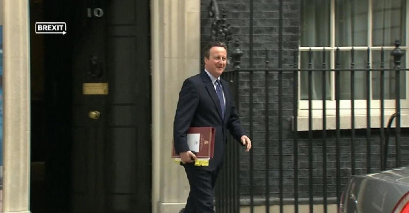 Cameron zit laatste uren uit als premier