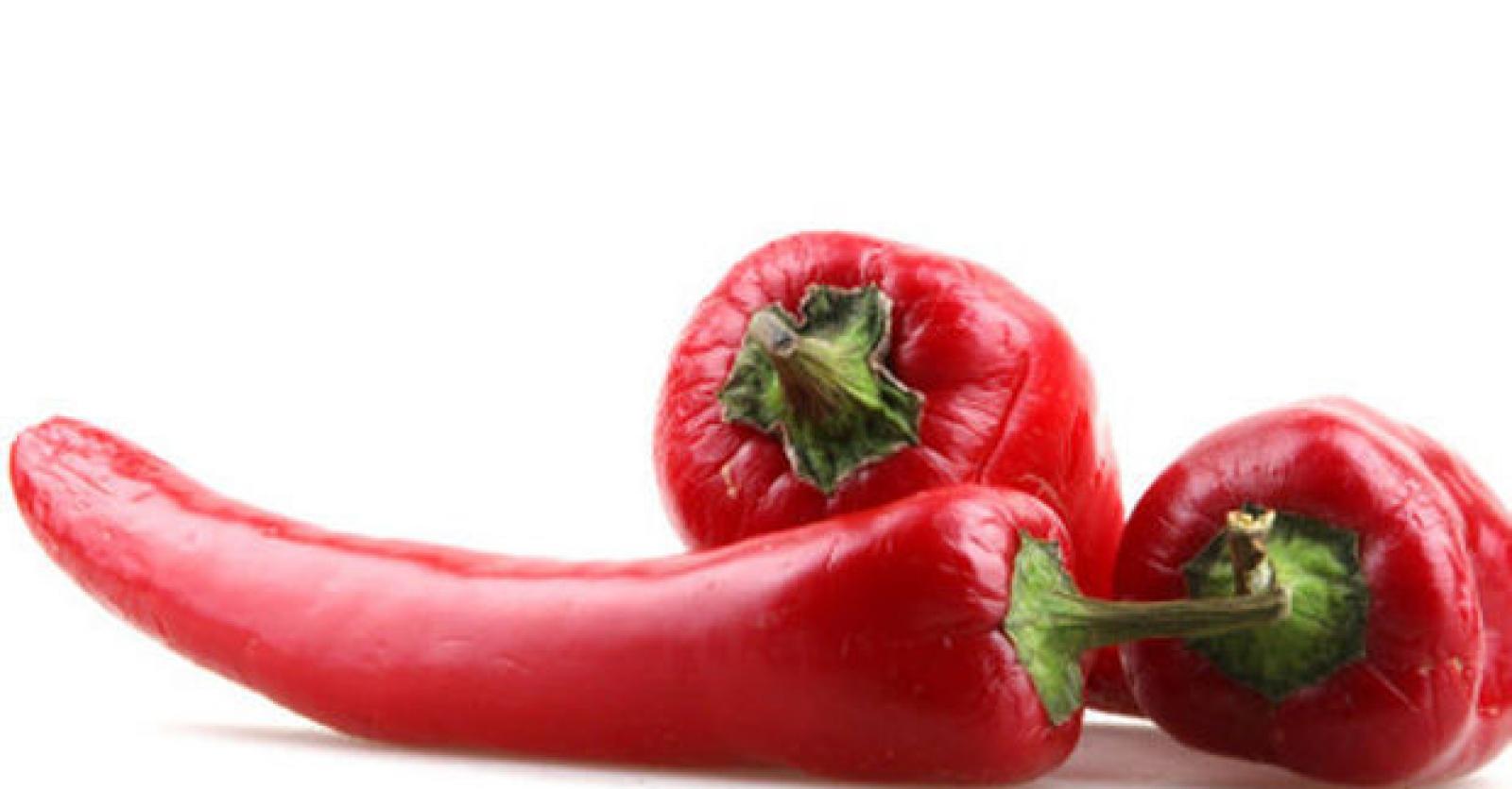 Pikante rode peper helpt bij het afvallen