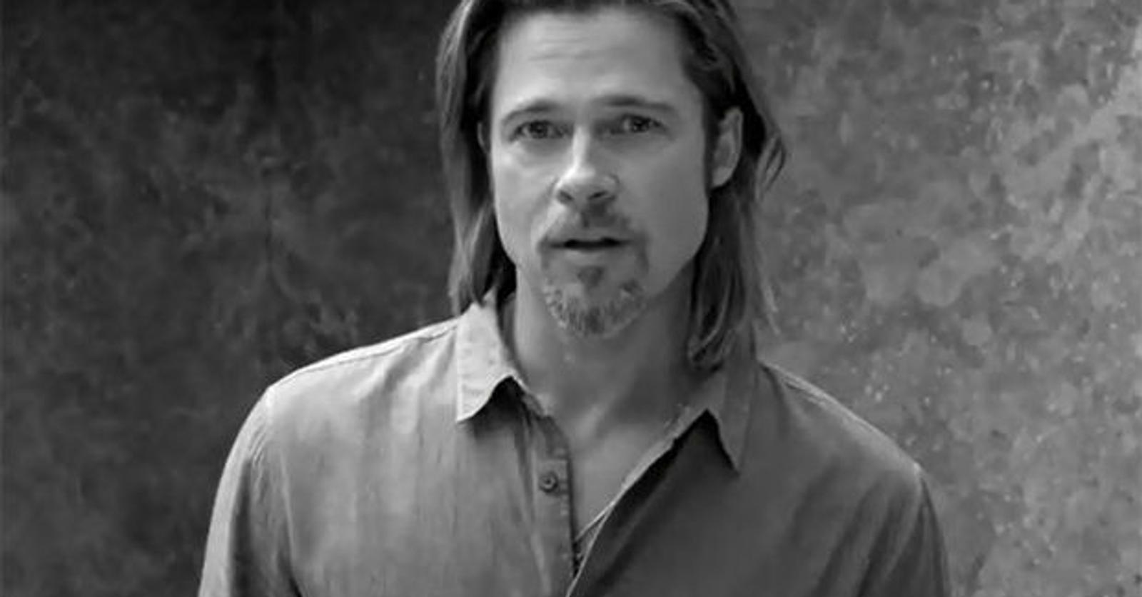 Brad Pitt over Chanel N°5 (video)