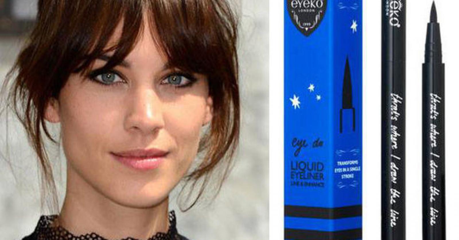 Alexa Chung toont hoe je een perfecte cat eye creëert