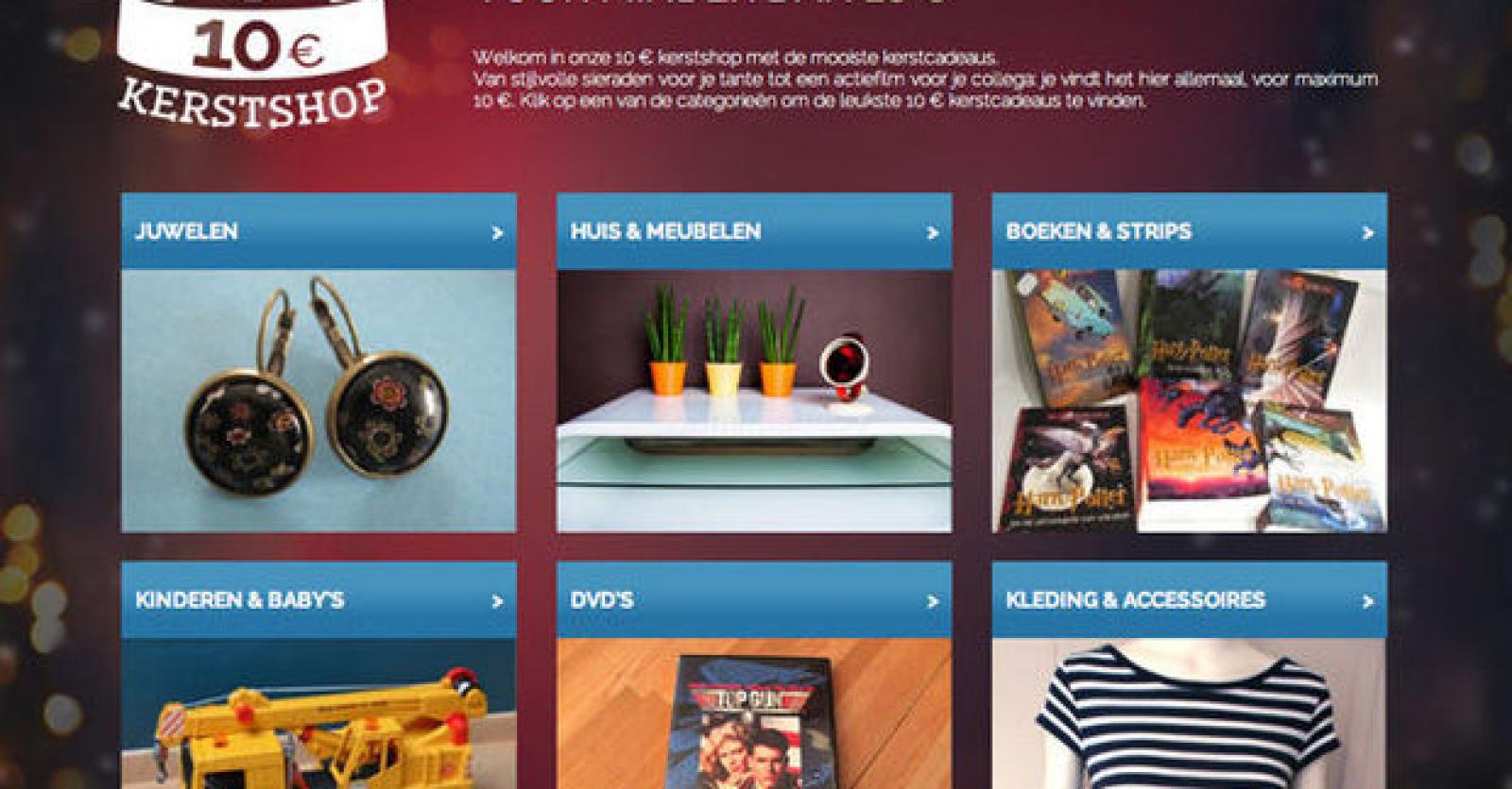 2dehands.be opent webshop met goedkope kerstkadootjes