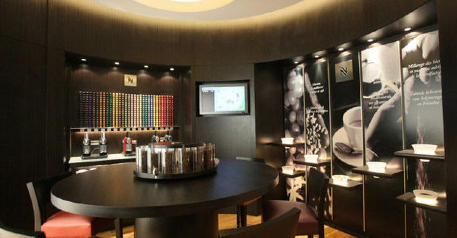 Gloednieuwe Nespresso-winkel recycleert