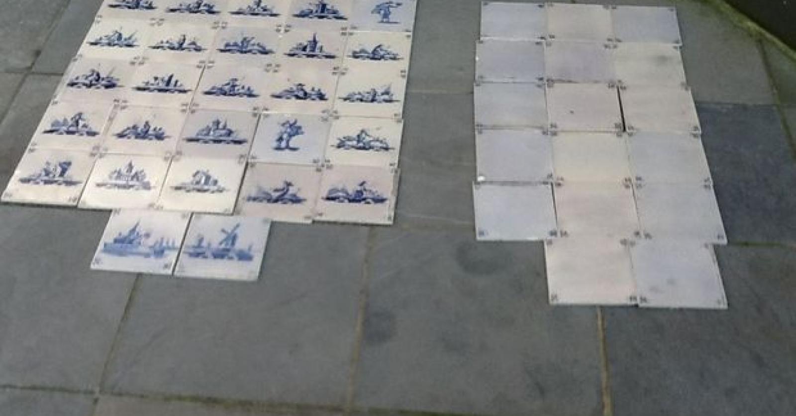 Delftse tegels uit Henegouwen