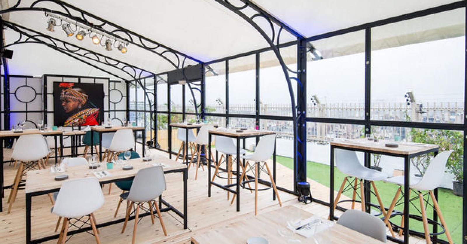 Nieuw pop-uprestaurant Rooftop 58: Dineren met zicht op Brussel