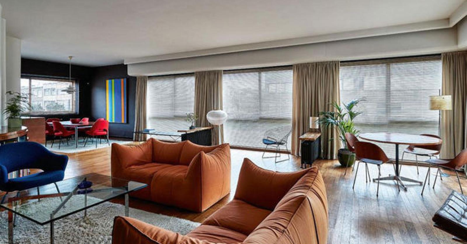 Thuiskomen bij architect Léon Stynen: 'Hij gebruikte de kleurenkaart ...