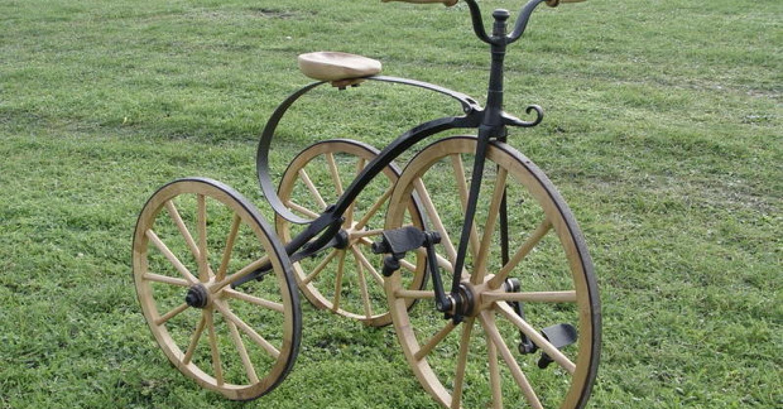 Dit antieke fietsje is een waardevolle vondst