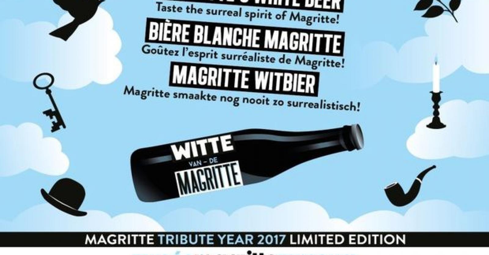 René Magritte krijgt zijn eigen surrealistische bier