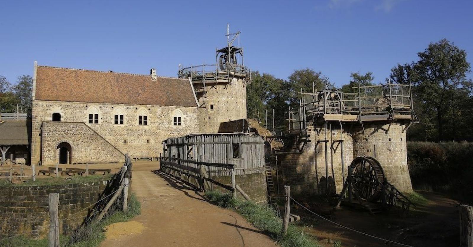 In beeld: een kasteel bouwen op de middeleeuwse manier