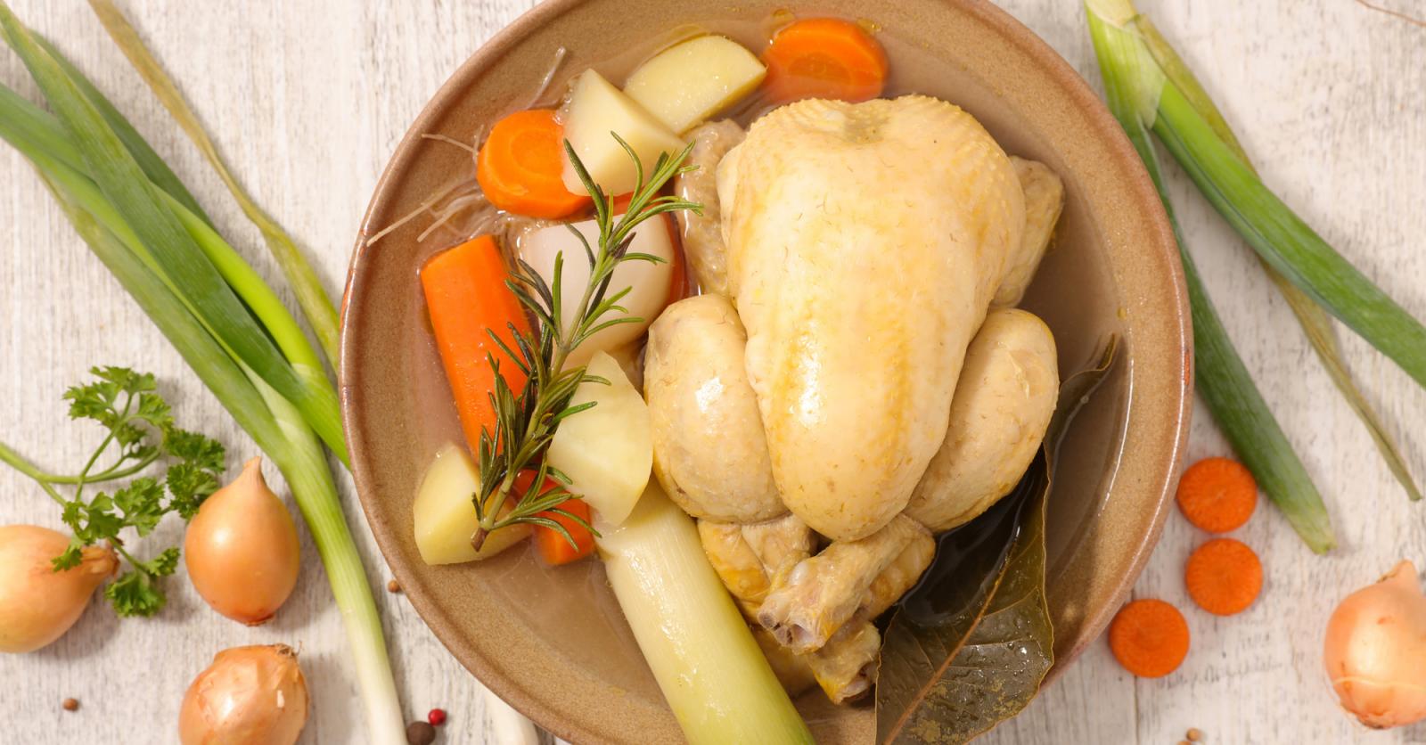 Stoofpot van kip met geuze