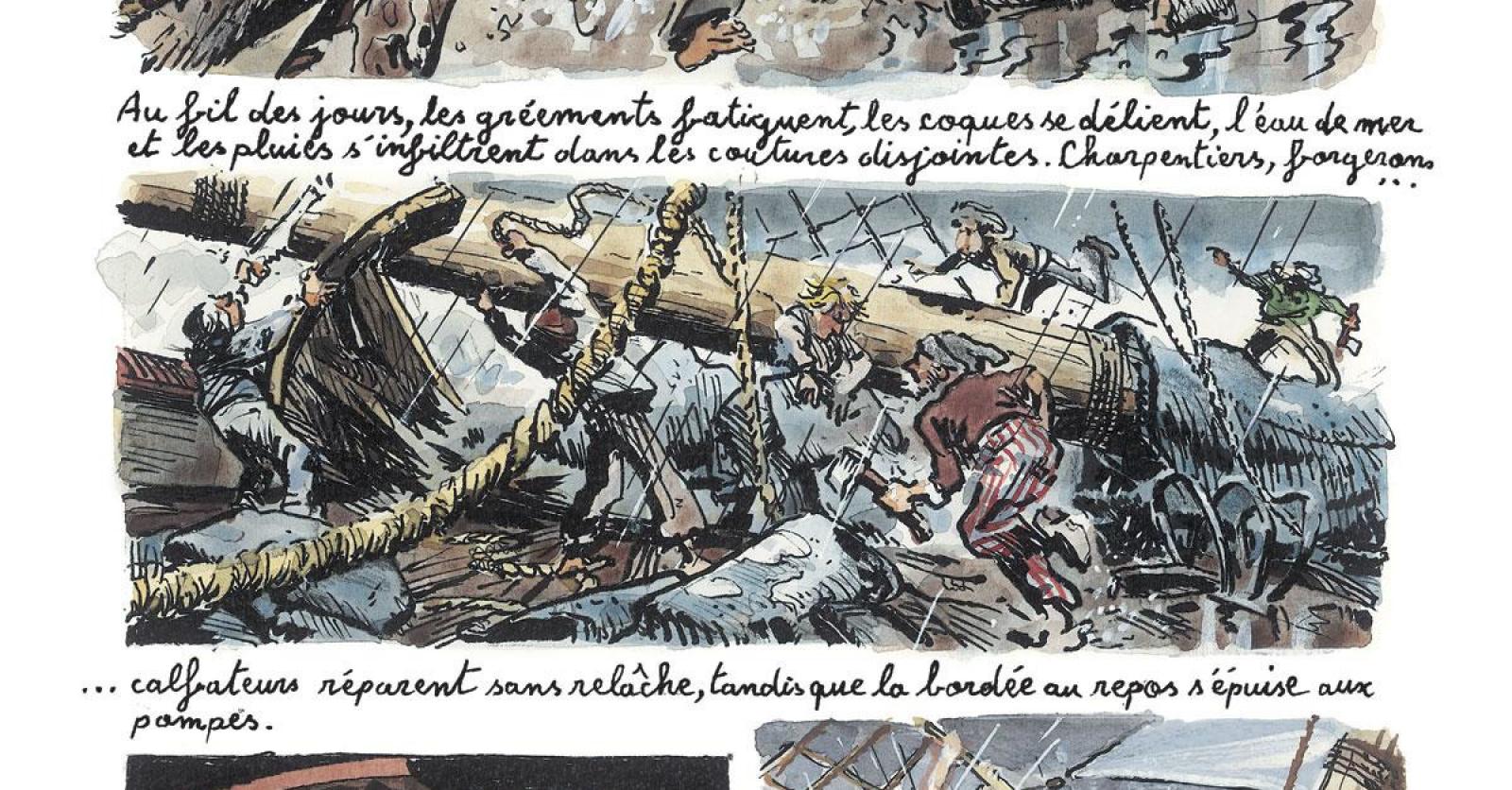 [la bd de la semaine] Le Voyage du commodore Anson: Master and Commander
