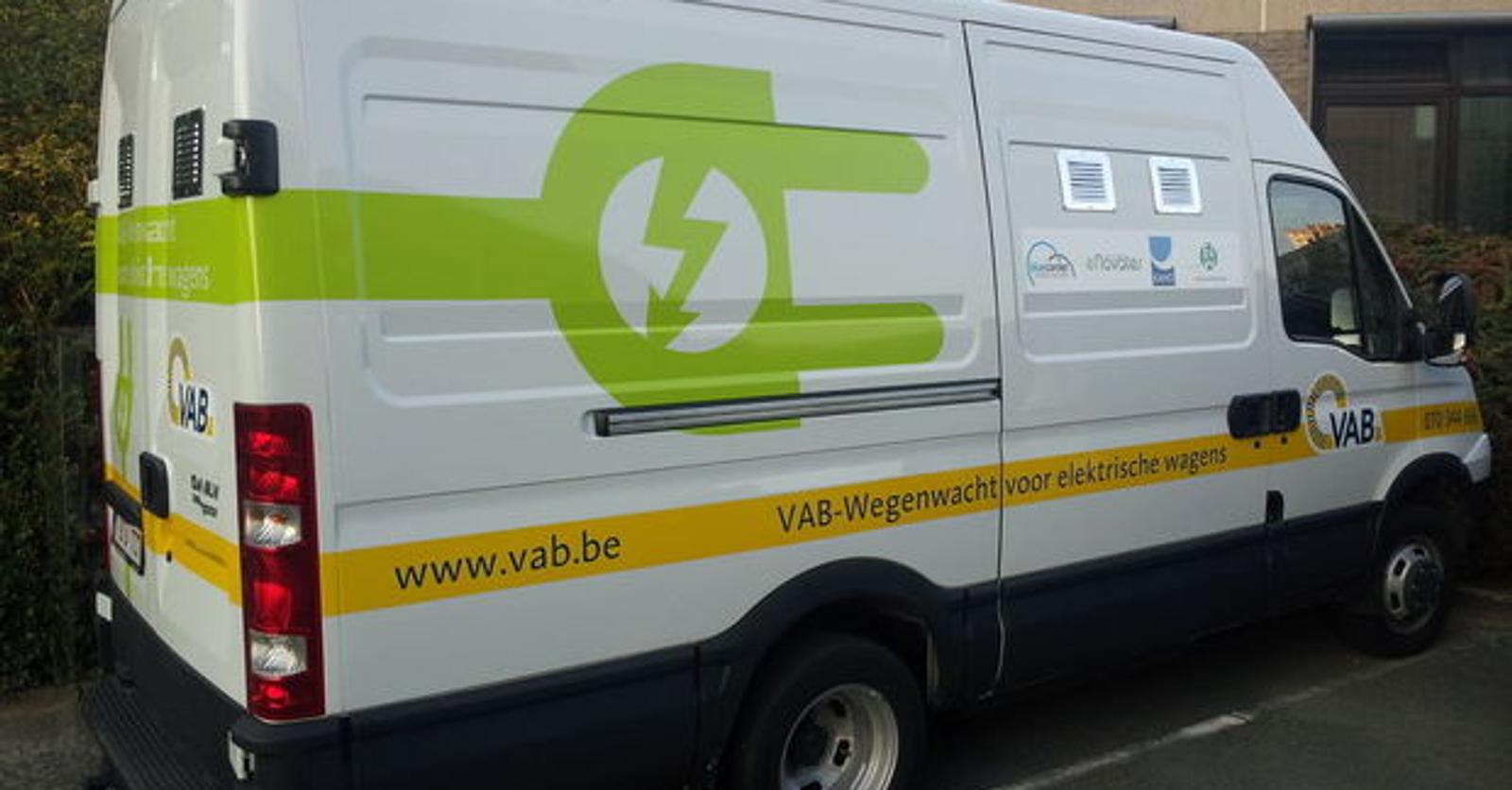 VAB paraat voor elektrische voertuigen met pech