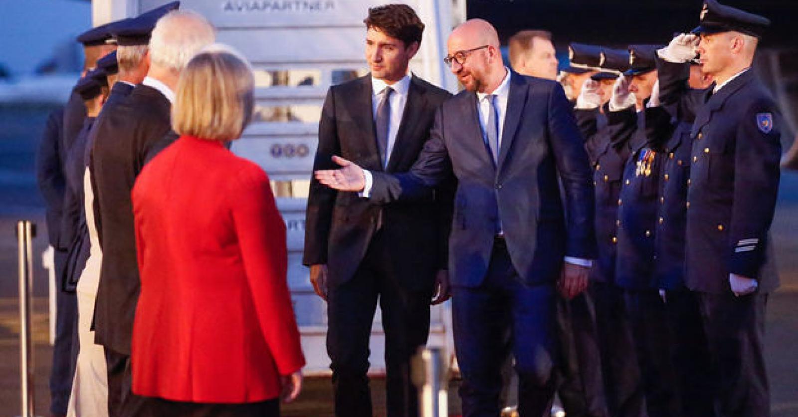 Premier Michel ontmoet Justin Trudeau tijdens komend bezoek aan Canada