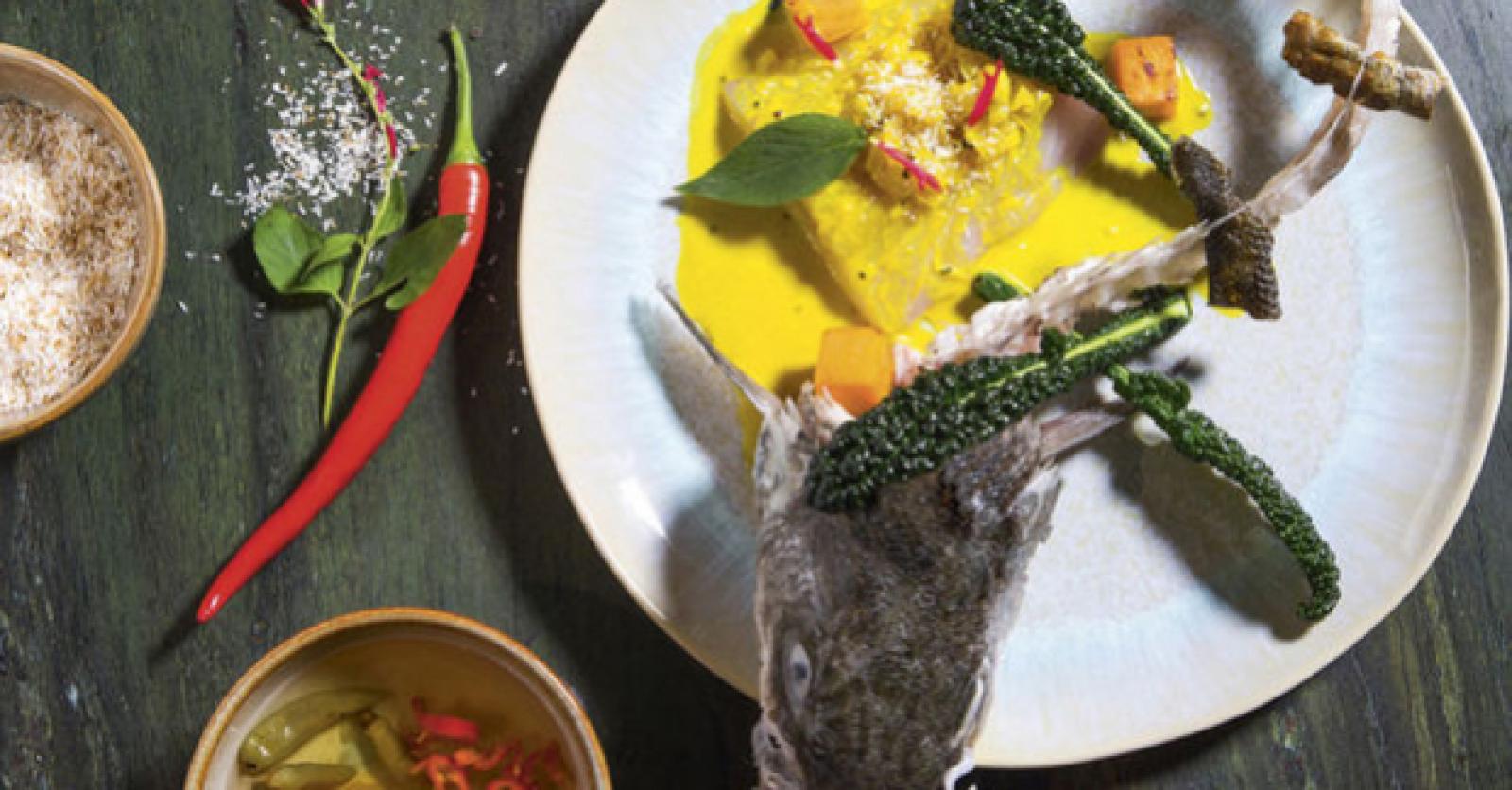 Adobo van wilde zeebaars