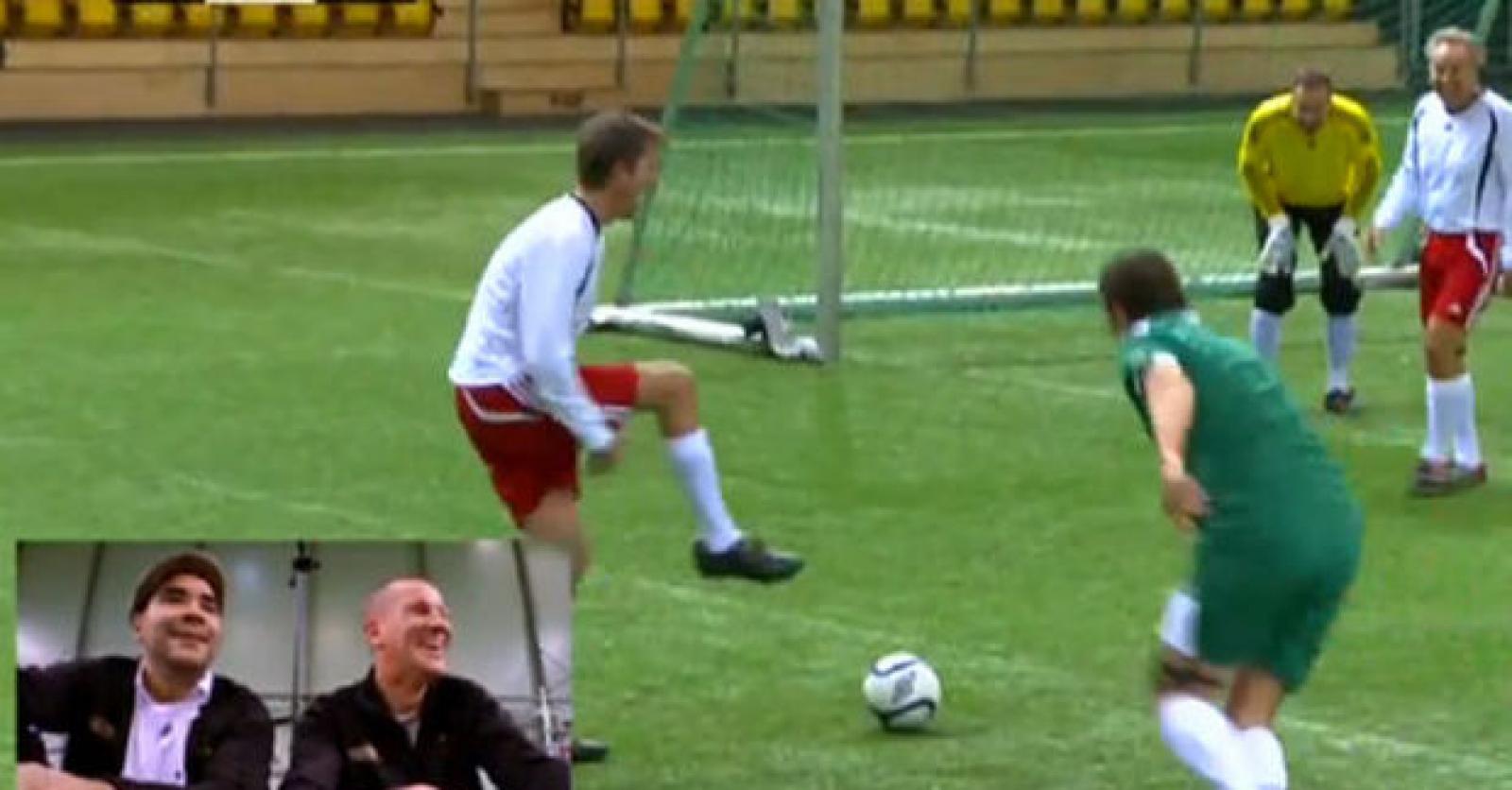 Grappig filmpje: elektroshockvoetbal