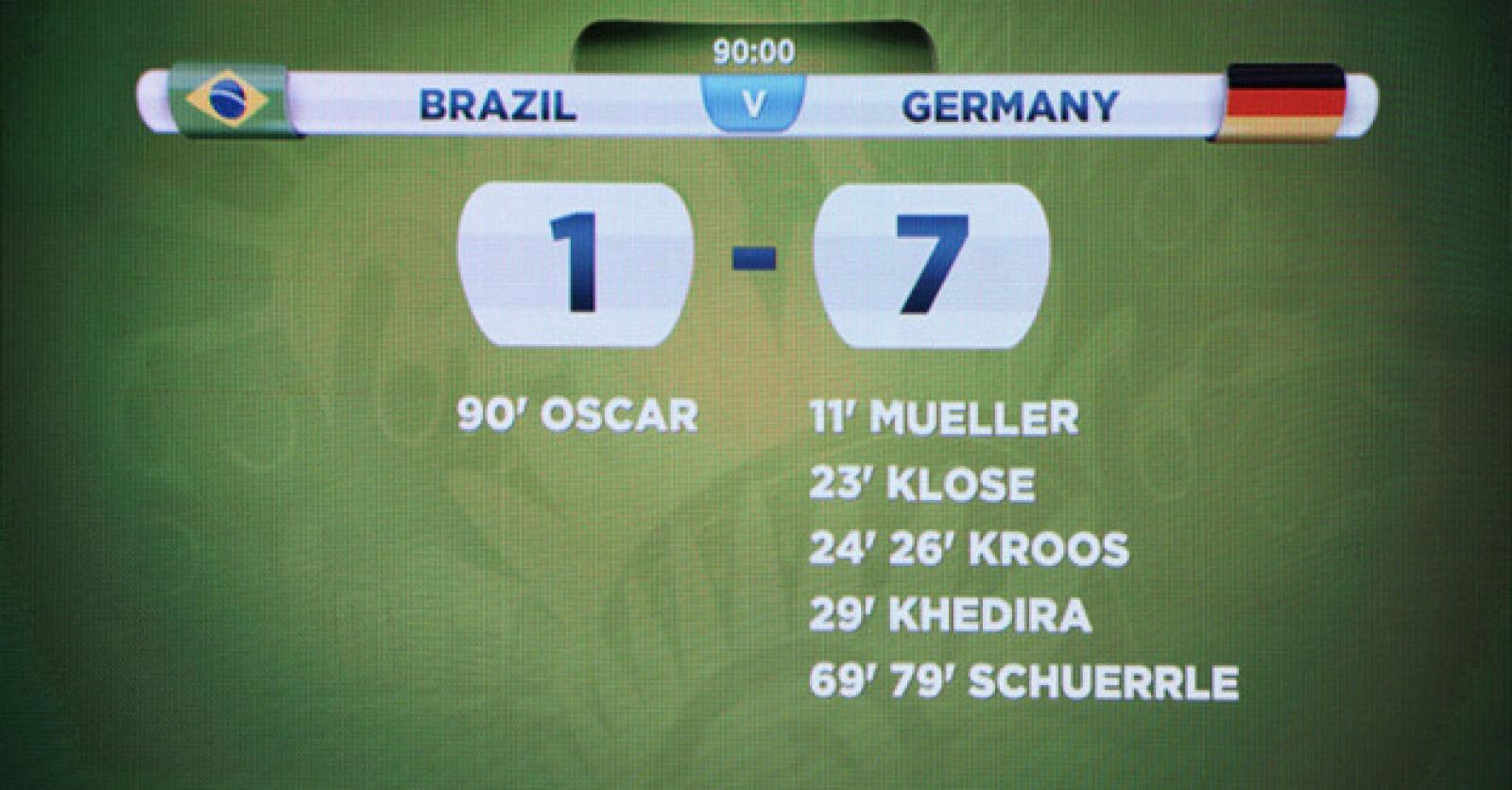 Brazilië - Duitsland 1-7: een jaar later (video)