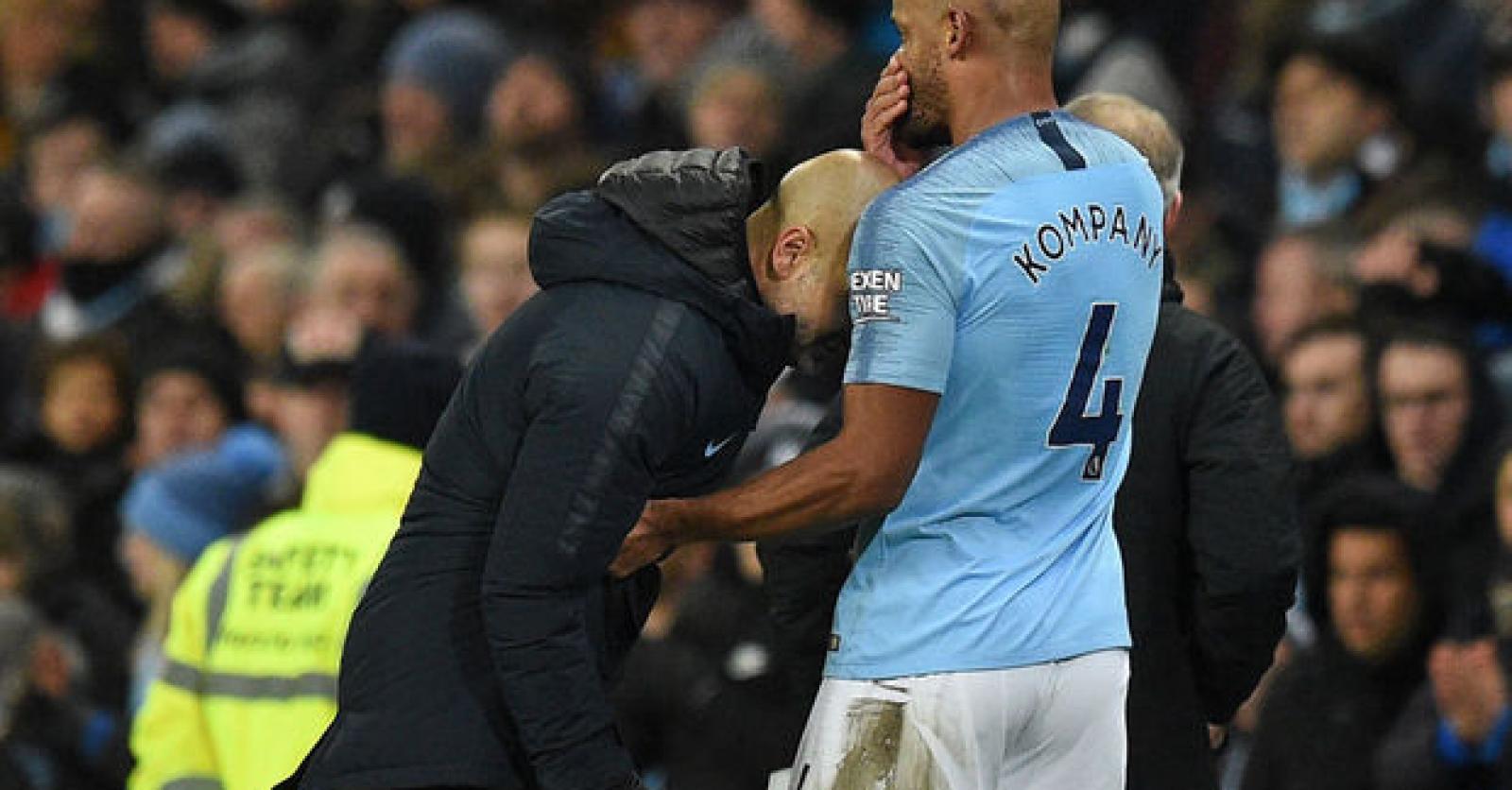 Guardiola wil Kompany langer bij Manchester City houden