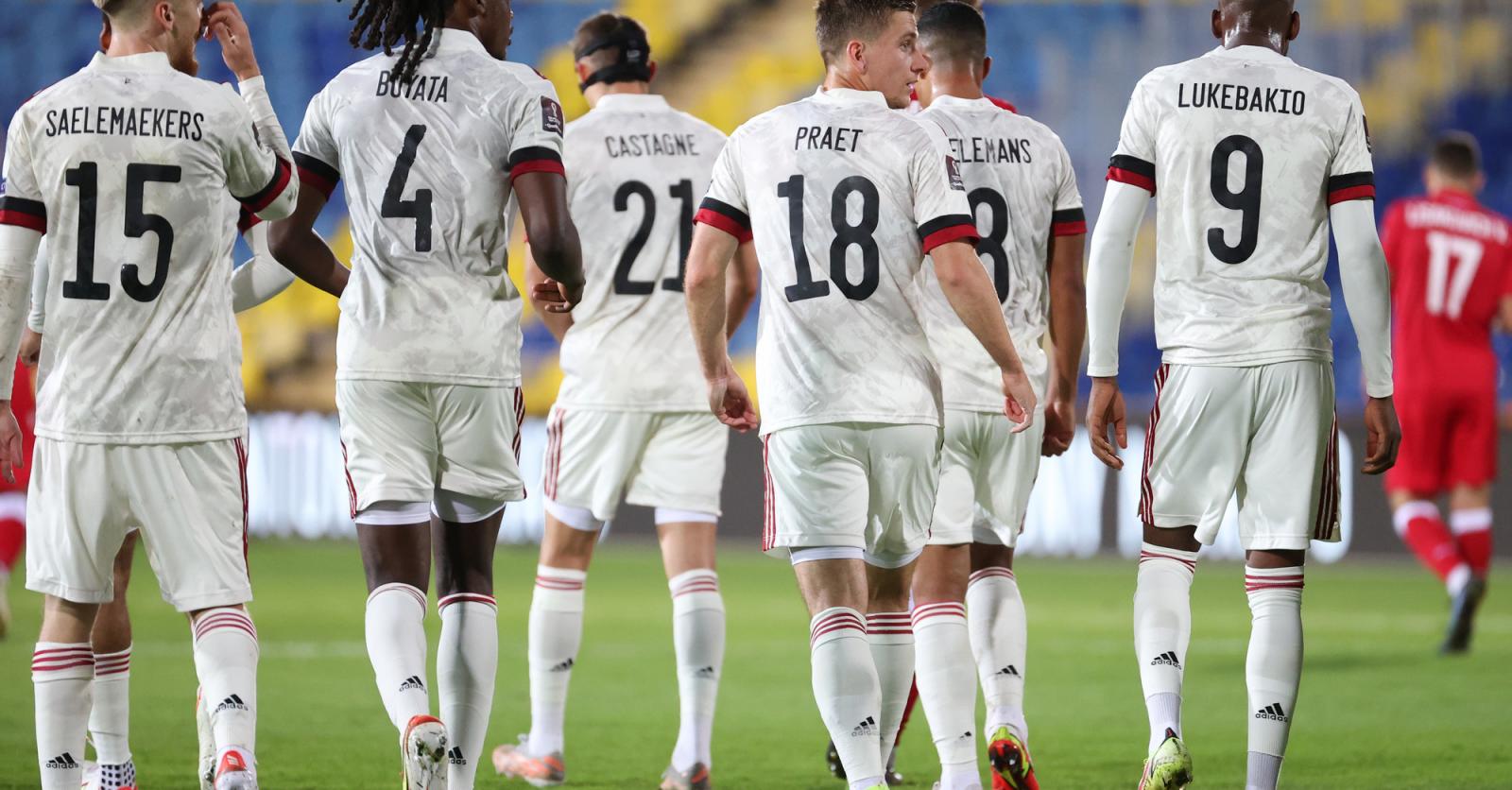 Les Diables Rouges assurés de conserver la 1e place du classement FIFA