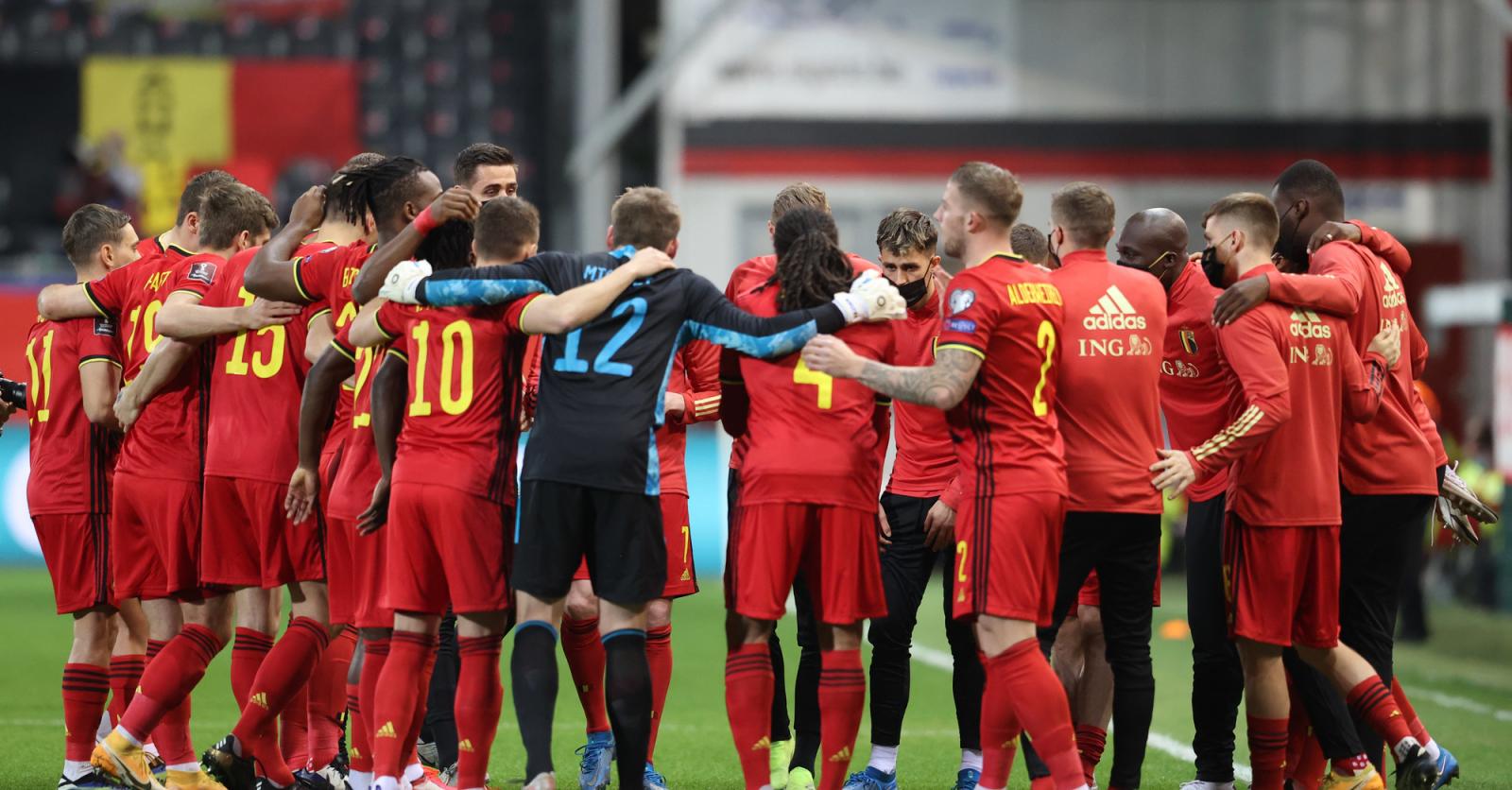 Les Diables Rouges toujours en tête du classement FIFA