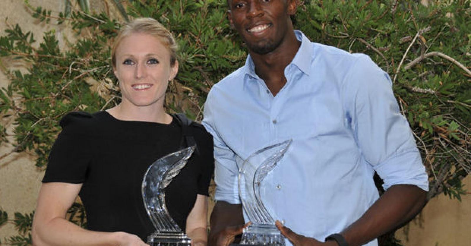 Usain Bolt et Sally Pearson Athlètes de l'année
