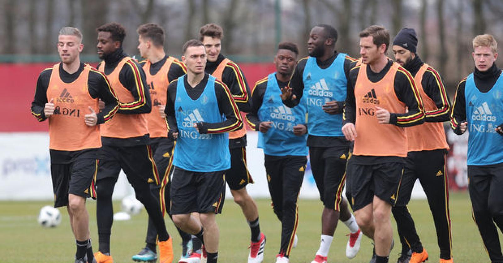 Dix Diables Rouges commencent la préparation au Mondial à Tubize