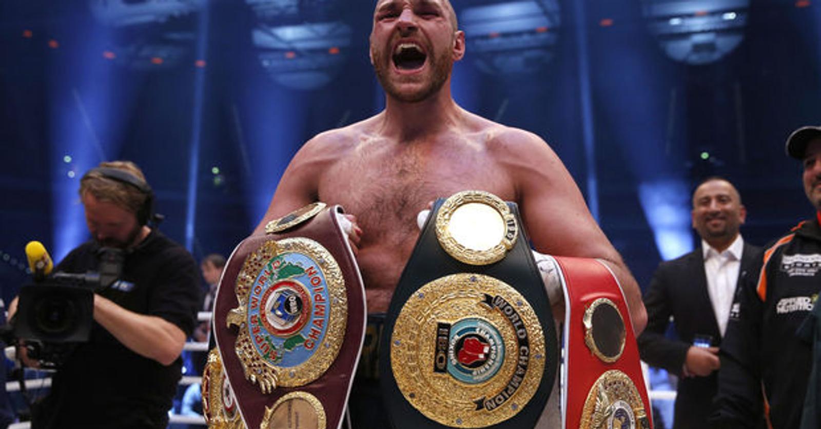 Tyson Fury annonce son retour sur les rings