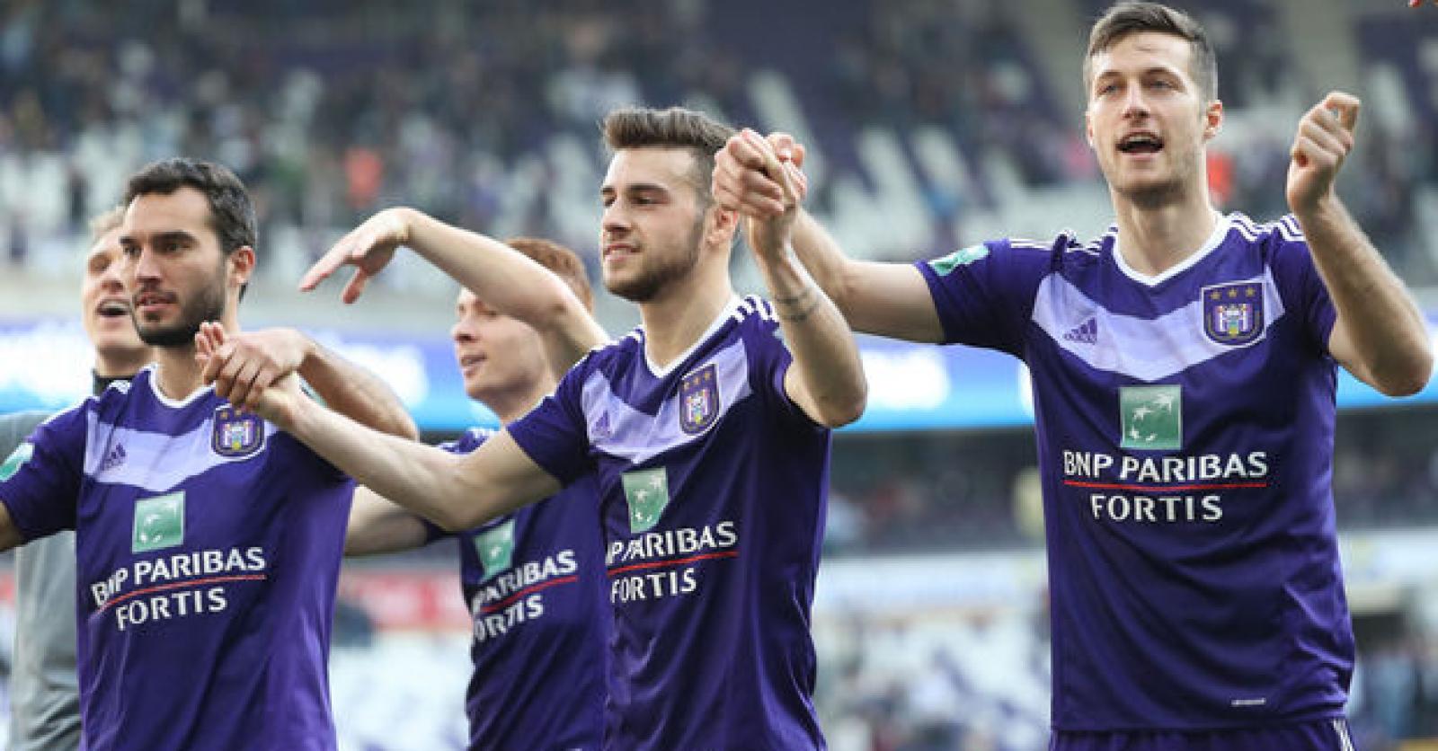Anderlecht champion de la saison régulière pour la 5e fois en 8 ans