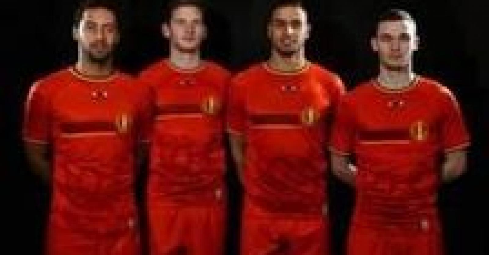 Les nouveaux maillots des Diables pour la Coupe du monde 2014 dévoilés