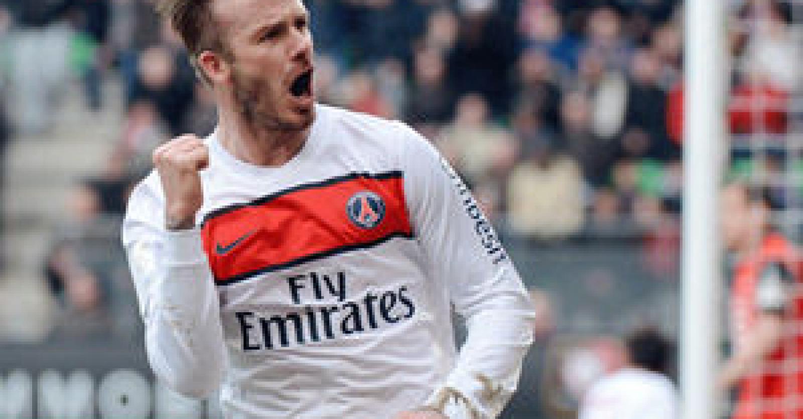 Beckham au PSG l'année prochaine