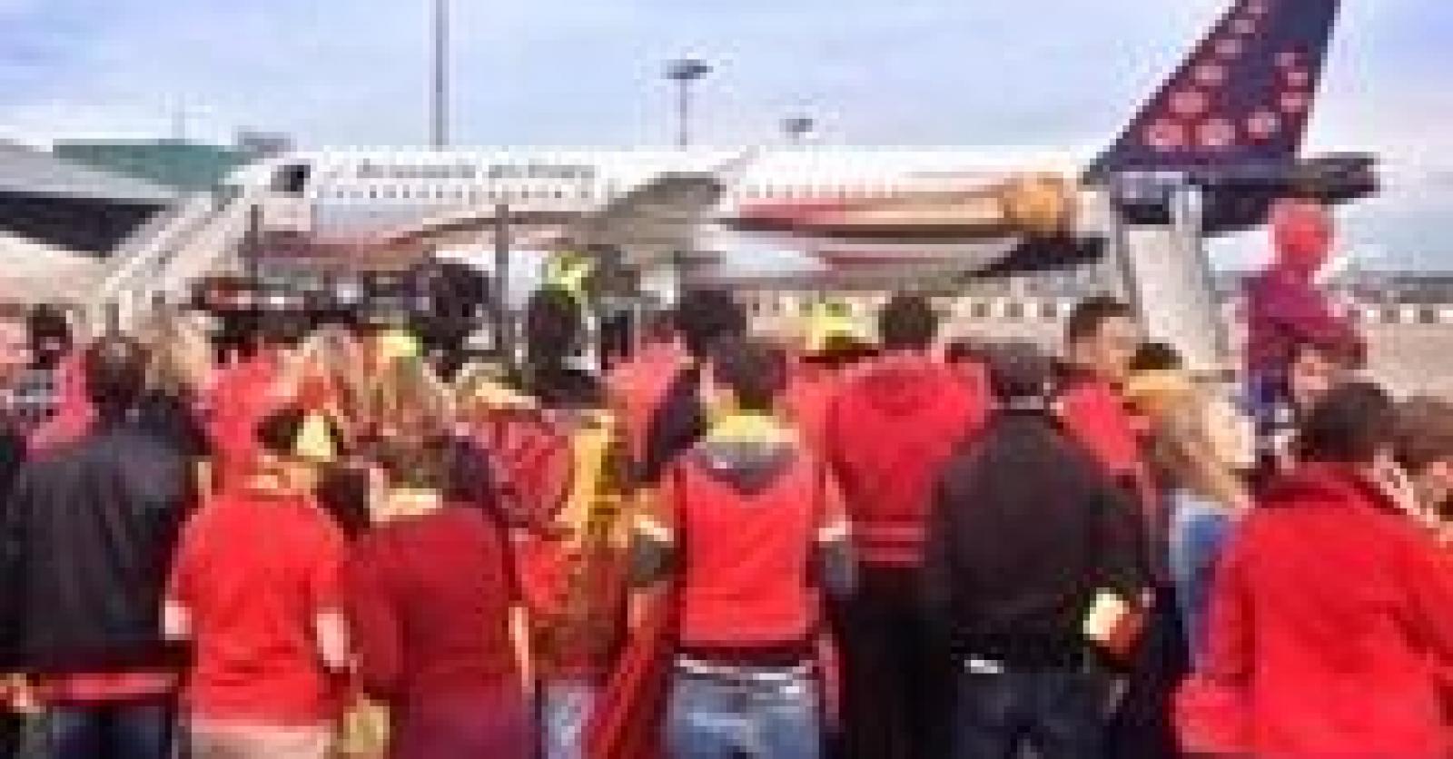 Diables Rouges - Les Diables Rouges fêtés par leurs supporters sur le ...