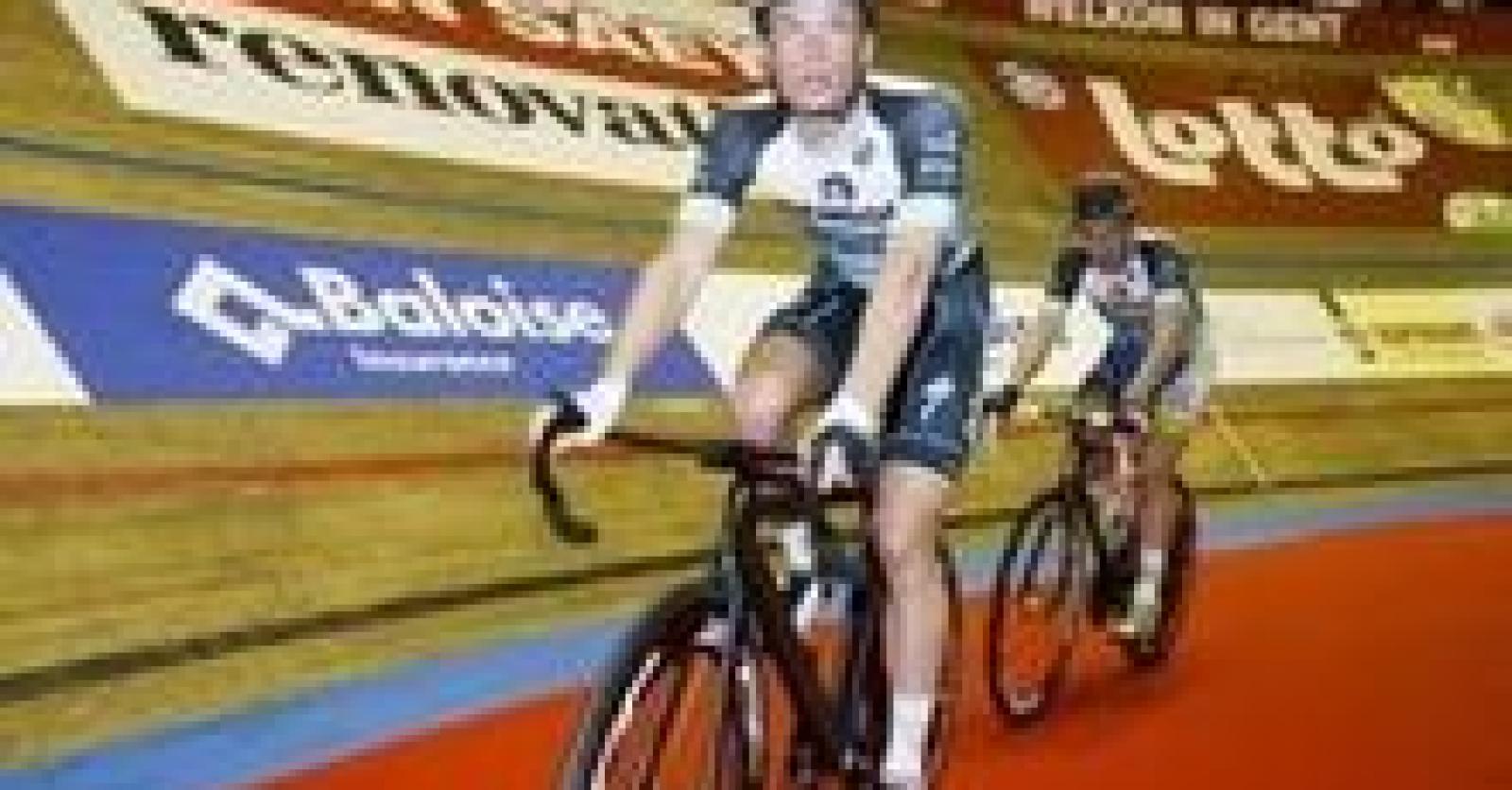 Six Jours de Gand - Jasper De Buyst et Leif Lampater en tête en début d ...