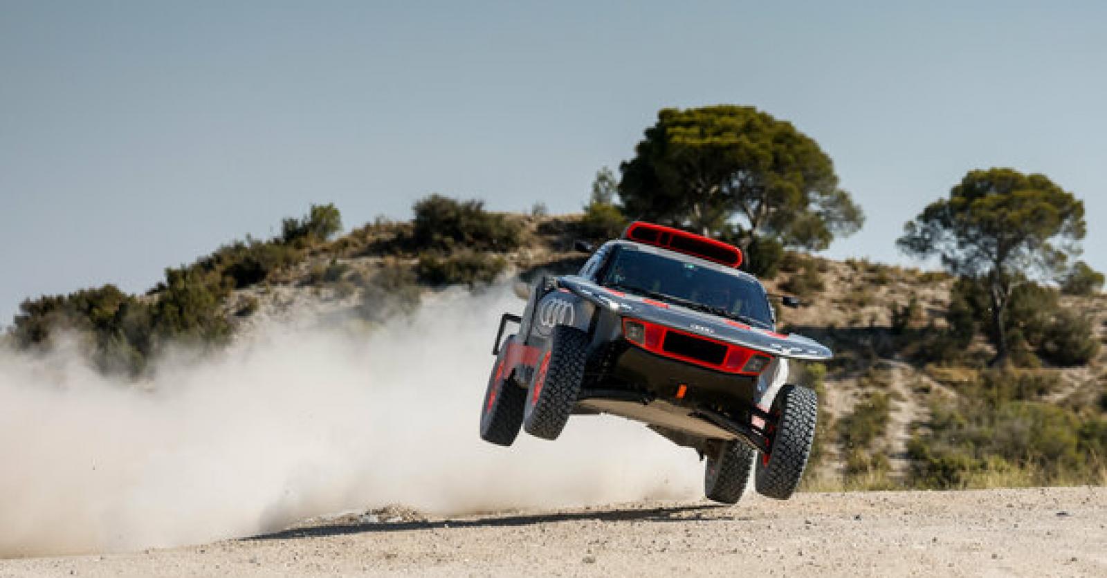 Audi RS Q e-tron E2 klaar voor Dakar