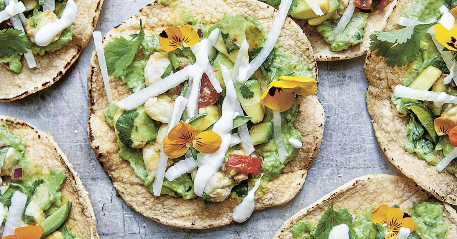 Baja ceviche tostada