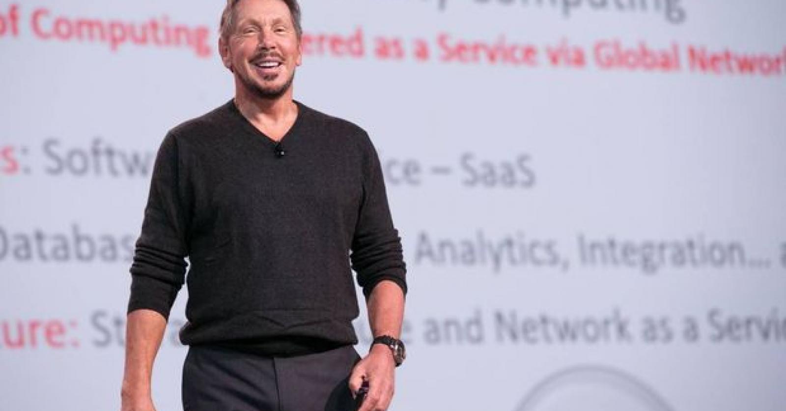 Larry Ellison: "IBM en SAP staan nergens in de cloud" - Trends.be