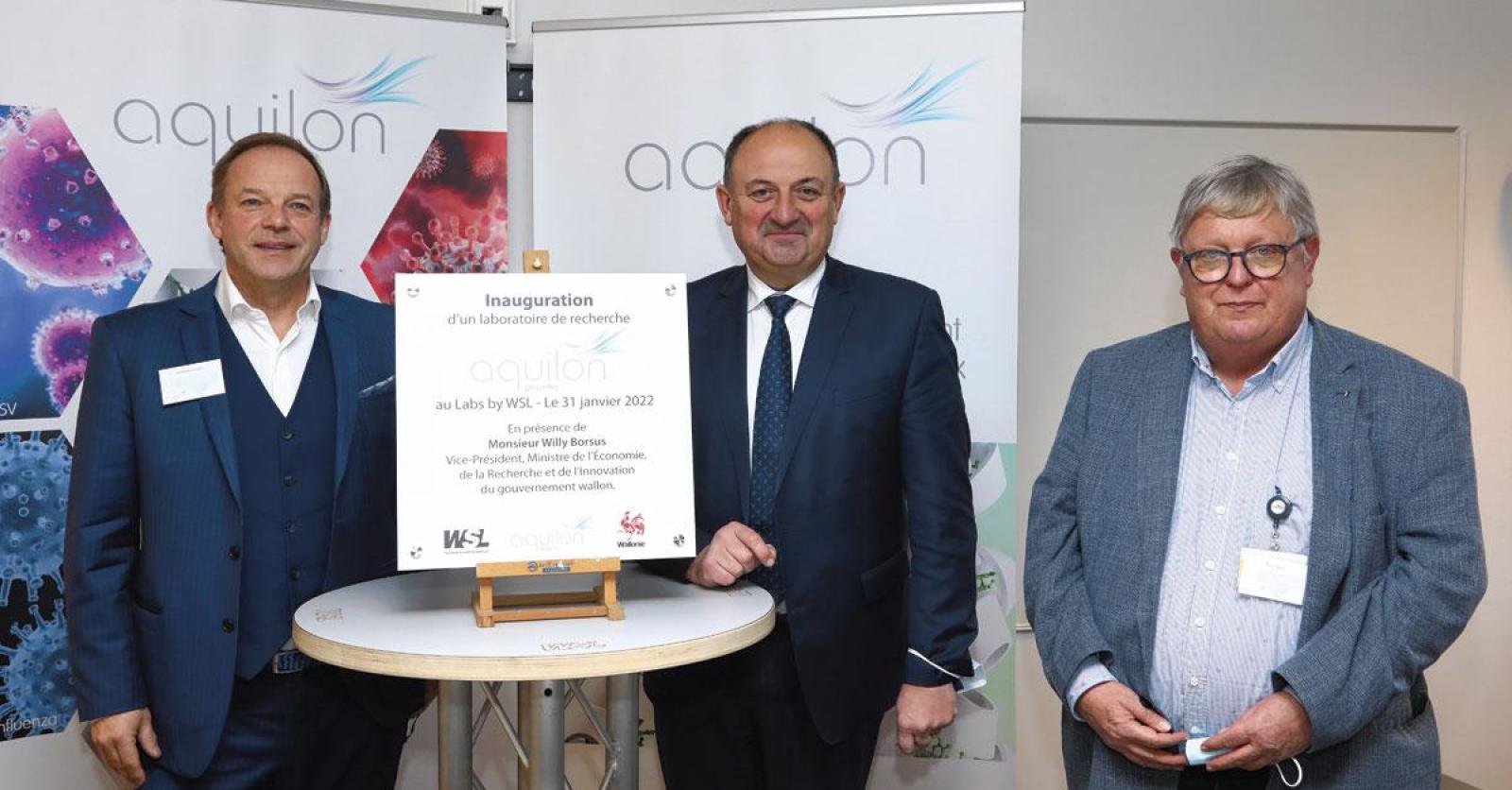 Inauguration d'Aquilon Pharma - Trends-Tendances