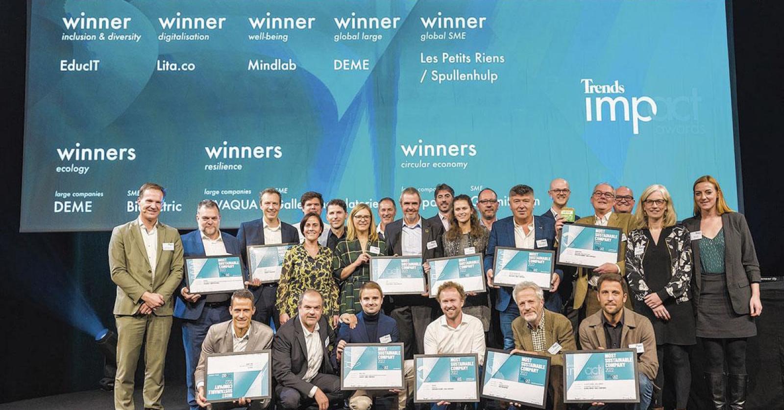 Trends Impact Awards: un palmarès durable - Trends-Tendances