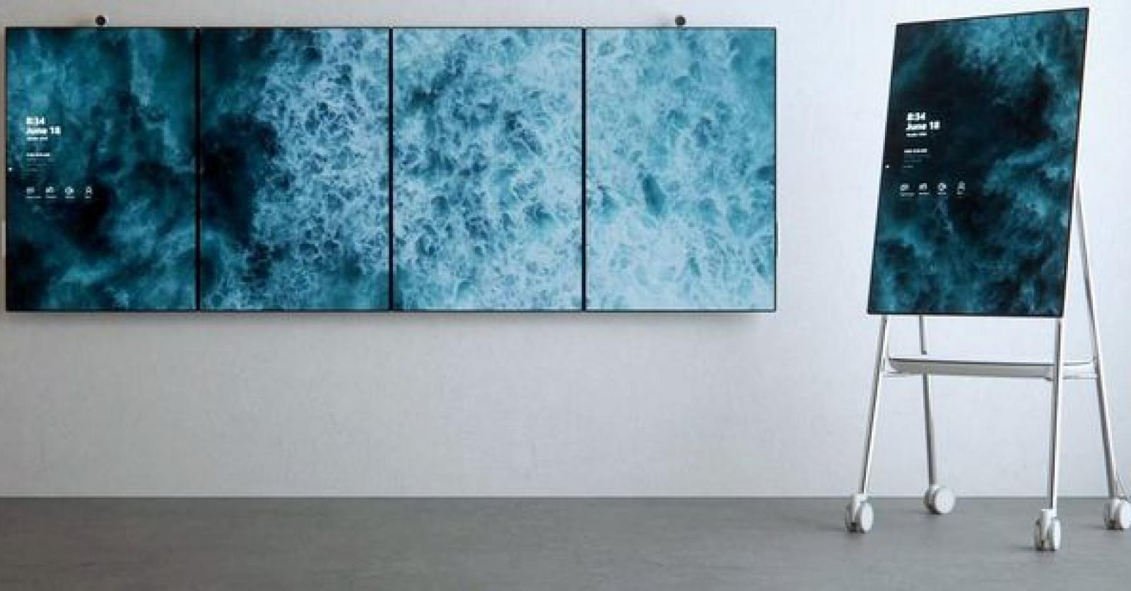 Microsoft laat nieuwe versie zien van zijn digitale whiteboard - Trends.be