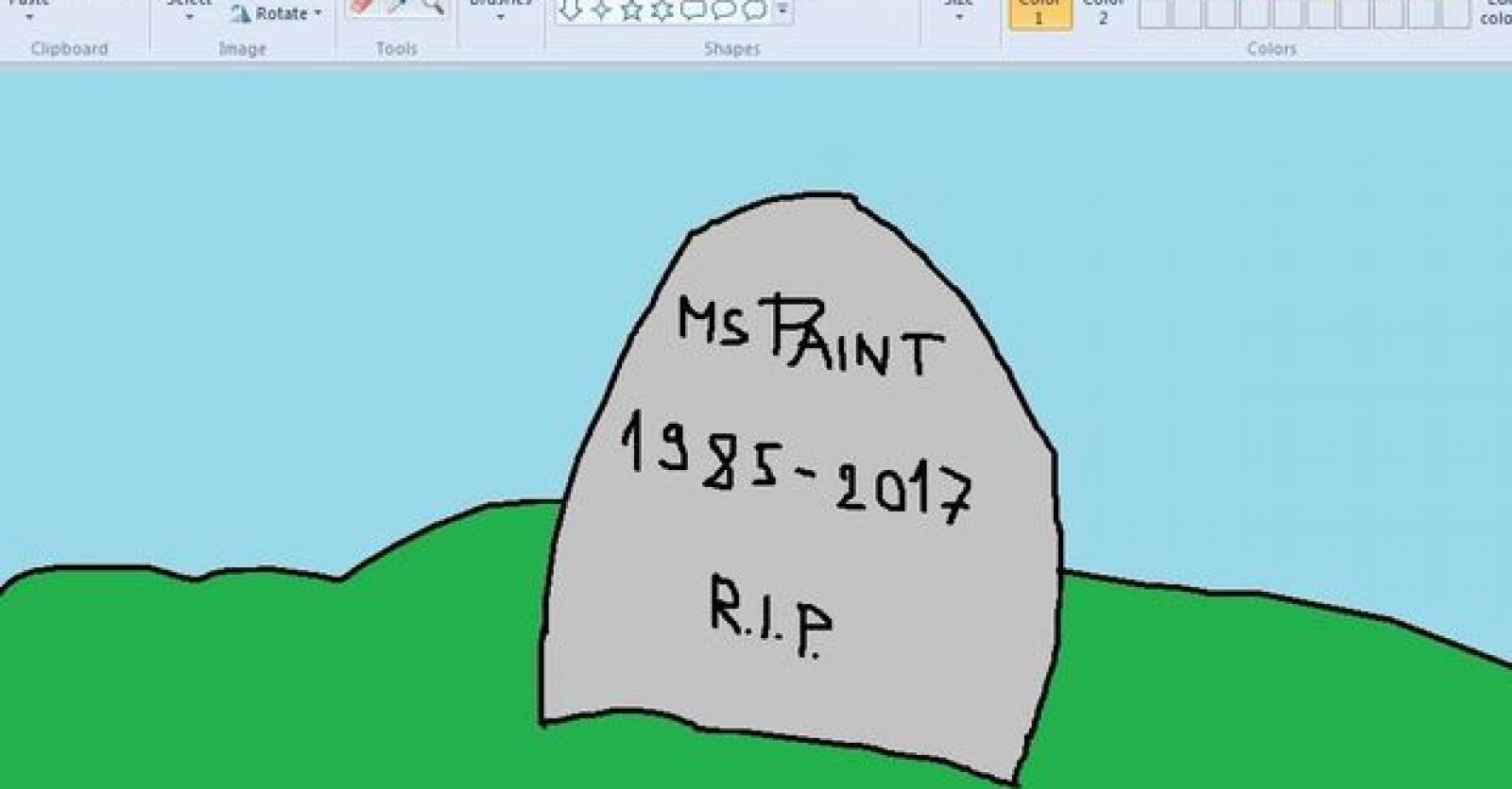 Microsoft renonce à Paint - Trends-Tendances