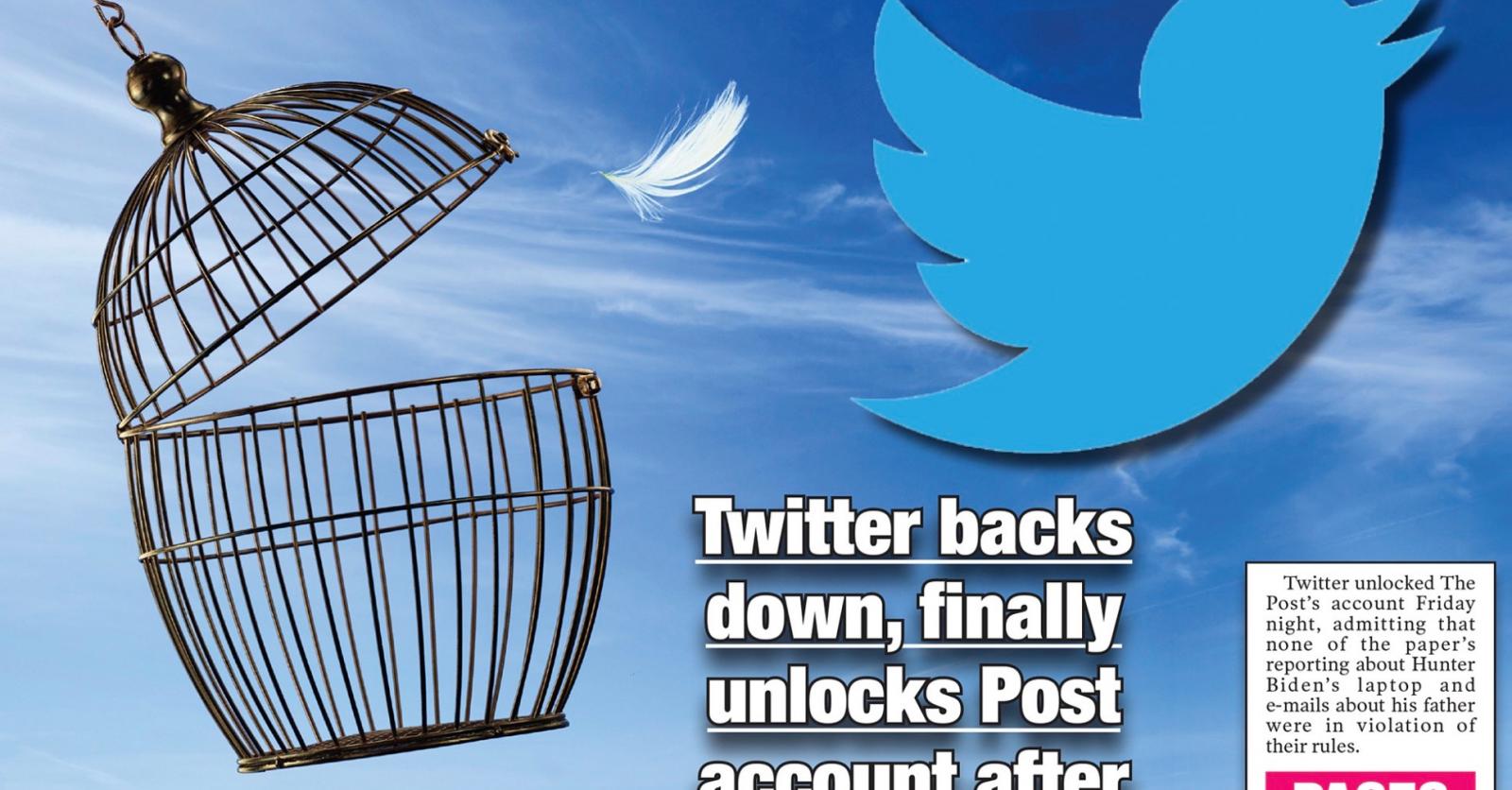 Twitter lève le blocus du compte du New York Post - Trends-Tendances