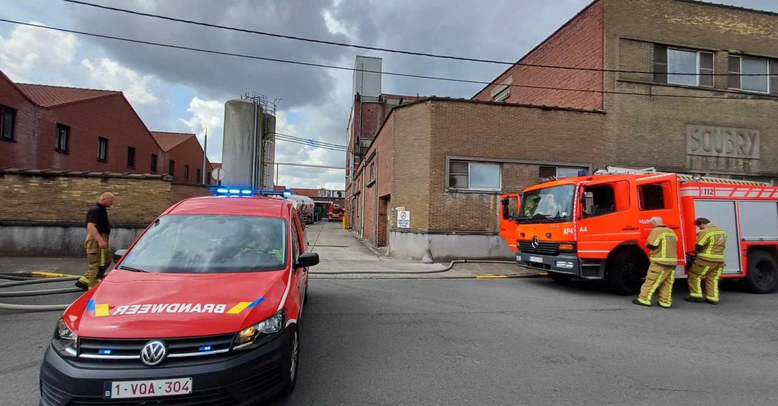 Machine vat vuur bij pastafabrikant Soubry in Roeselare: brandweer ...