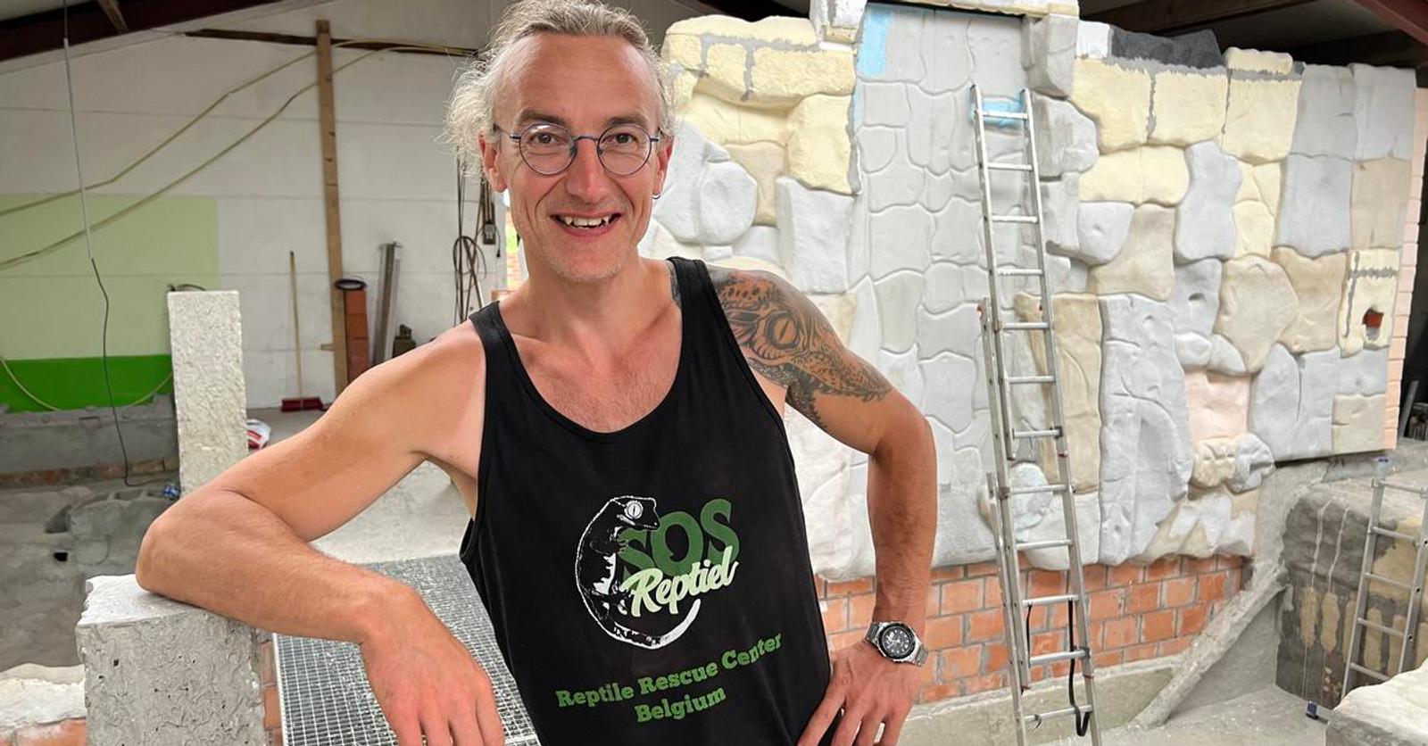 Mario Goes van SOS Reptiel bouwt zes nieuwe krokodillenverblijven ...