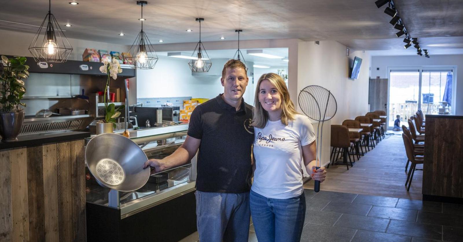 Ex-wielrenner Kenny Bouvry opent samen met zijn vriendin Eethuis Friet ...