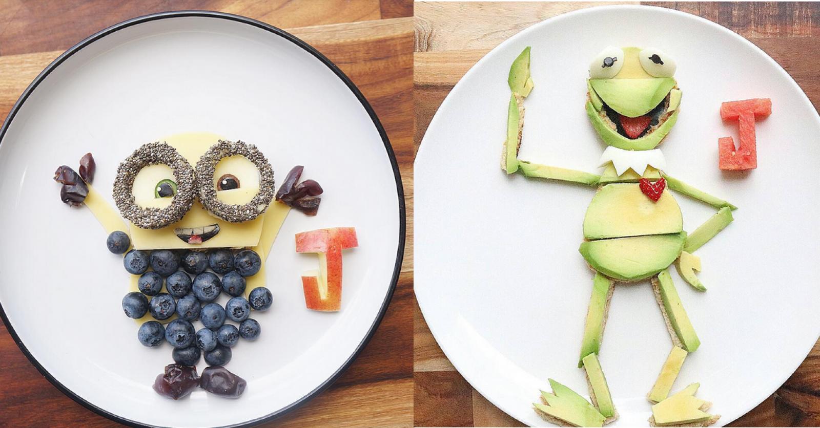 Moeder creëert eetbare kunstwerkjes om haar zoon gezond te laten eten