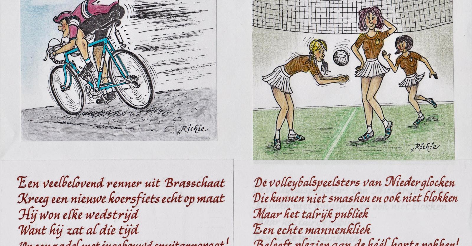 Grappige limericks over sport