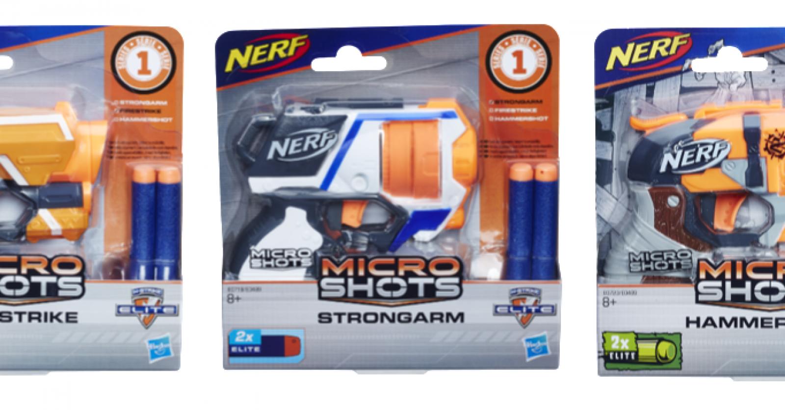 Win een pakket Nerf Micro Shots