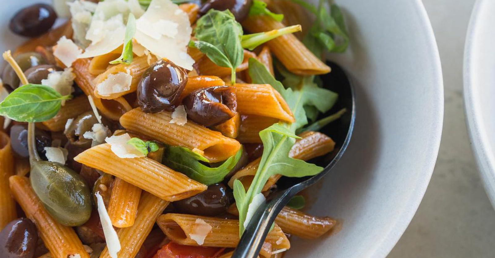 One pot pasta puttanesca