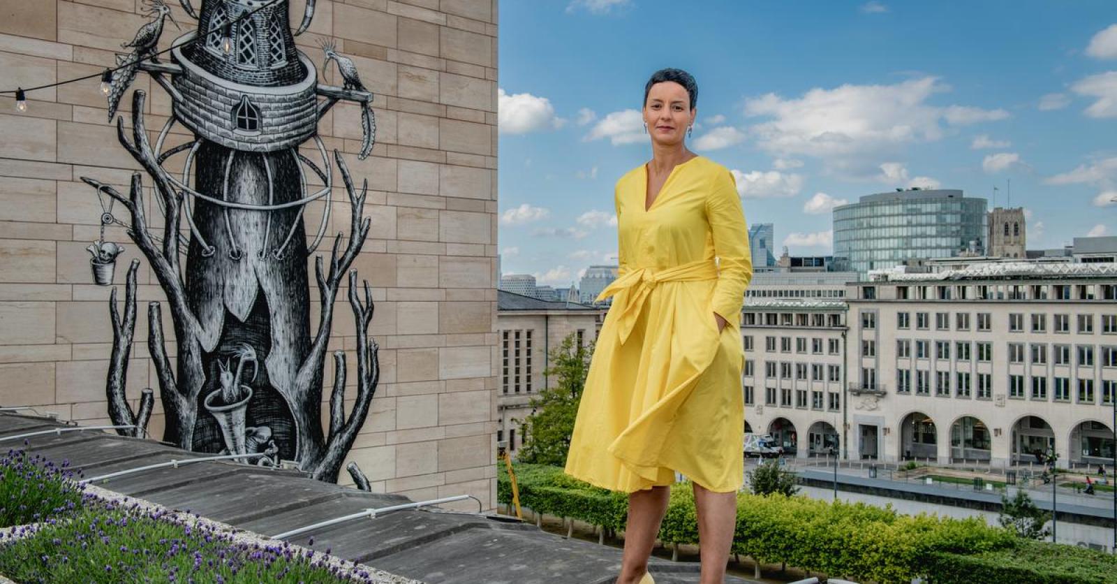 Vooruit-minister Meryame Kitir aan de vooravond van de historische ...